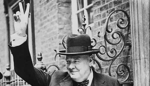 The History of Churchill and the V Sign
