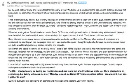 Reddit Relationship Stories