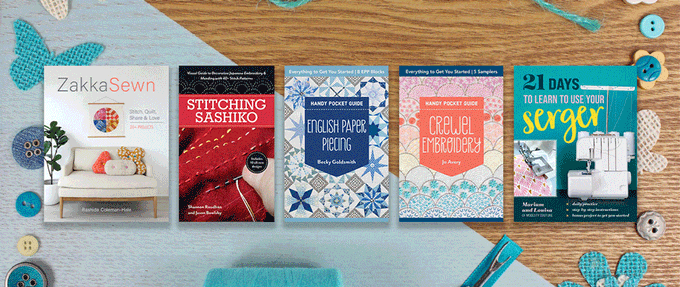 GIVEAWAY: Enter to Win a Bundle of 5 Stitchery Books!