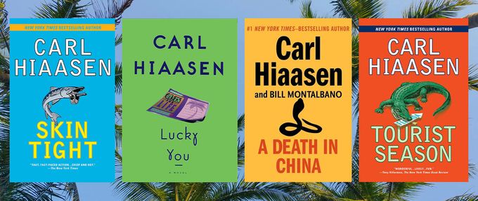 8 Rollicking and Rambunctious Mysteries by Carl Hiaasen