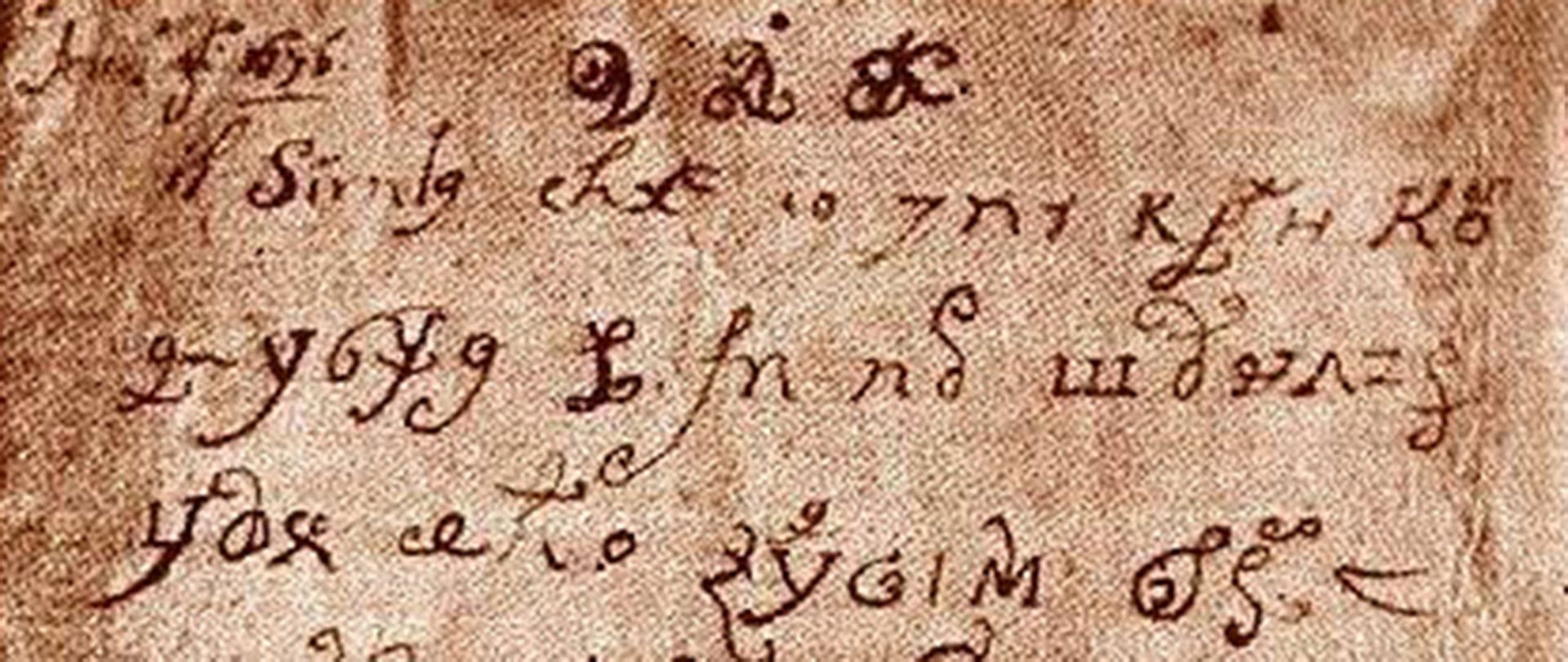 Ancient Demonic Alphabet